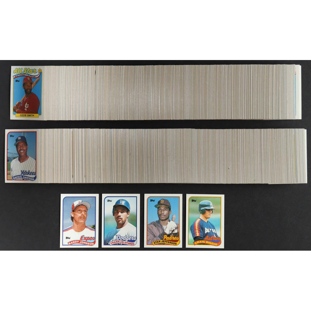 1989 Topps Complete Set of (792) Baseball Cards with Randy Johnson #647 ...