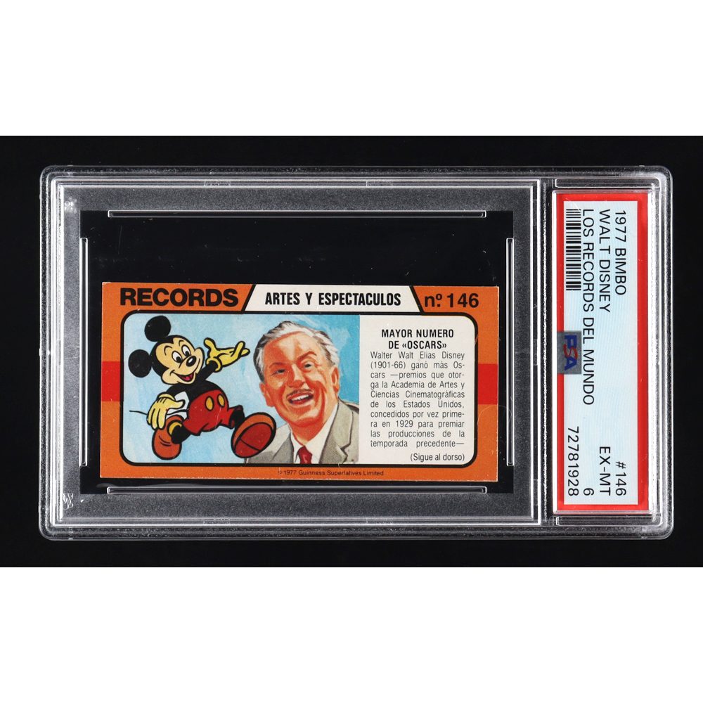 Walt Disney 1977 Bimbo Los Records Del Mundo #146 (PSA 6) | Pristine ...