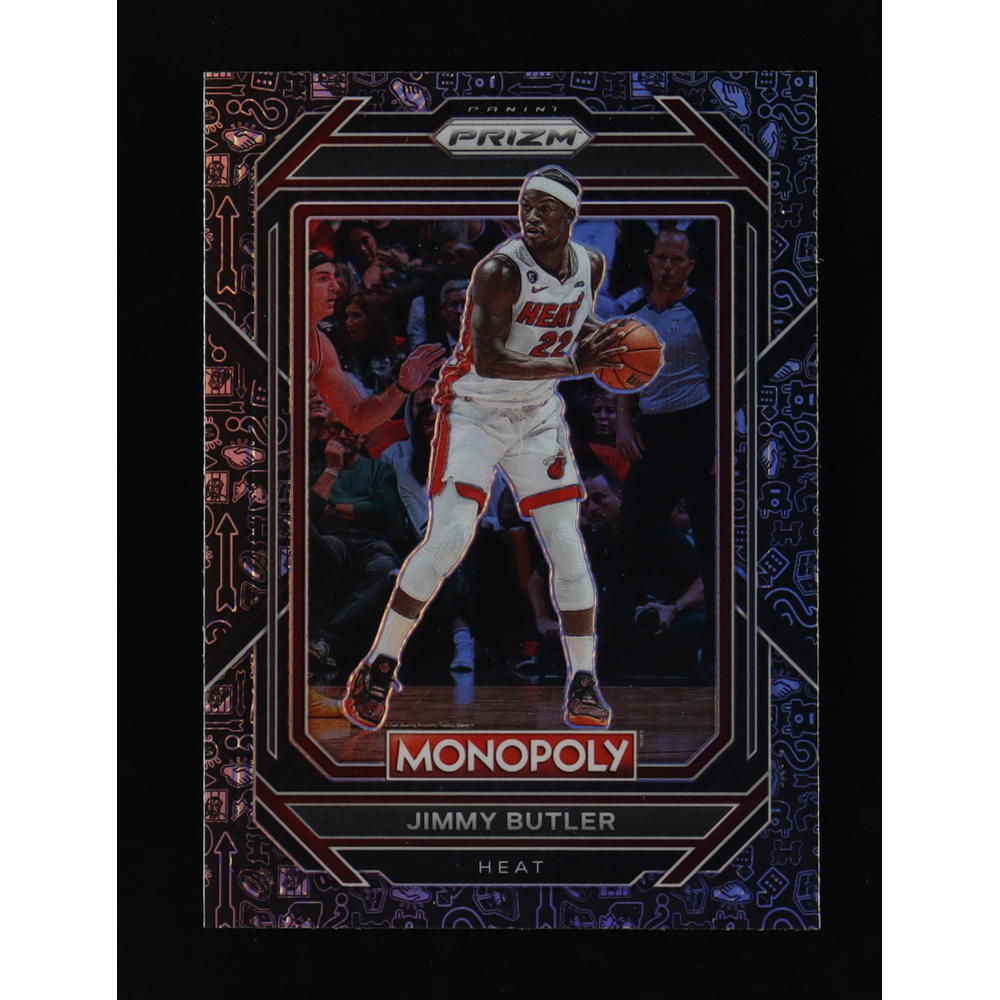 Jimmy Butler 2022-23 Panini Prizm Monopoly Monopoly Black #46 ...