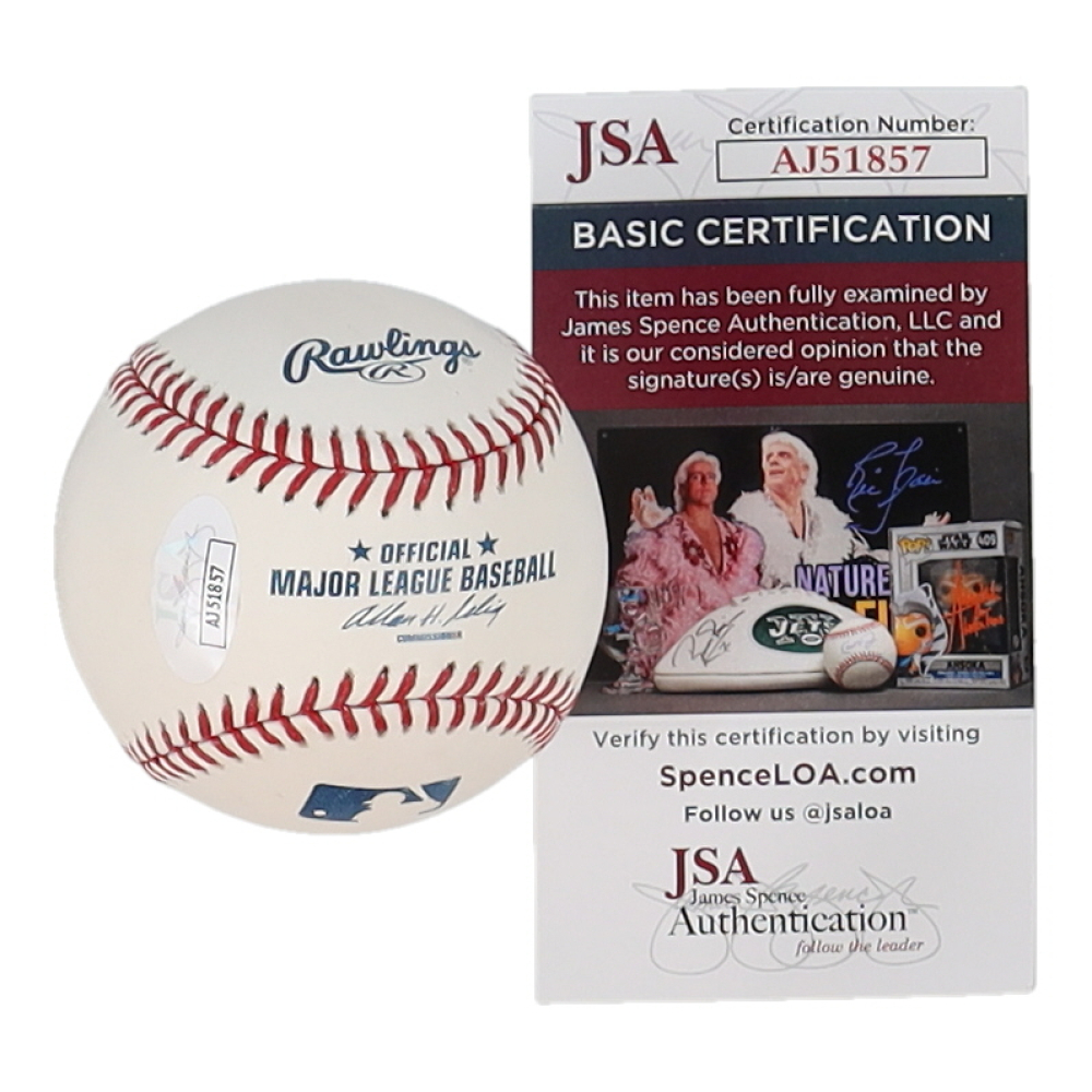 Jim Bunning Signed OML Baseball Inscribed "HOF 96" (JSA) | Pristine Auction