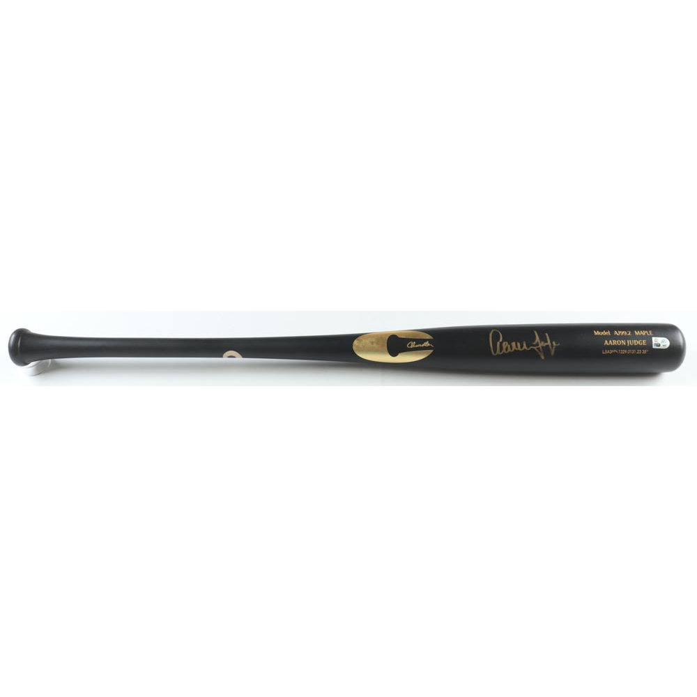 Aaron Judge Signed Chandler Player Model Baseball Bat (MLB & Fanatics ...
