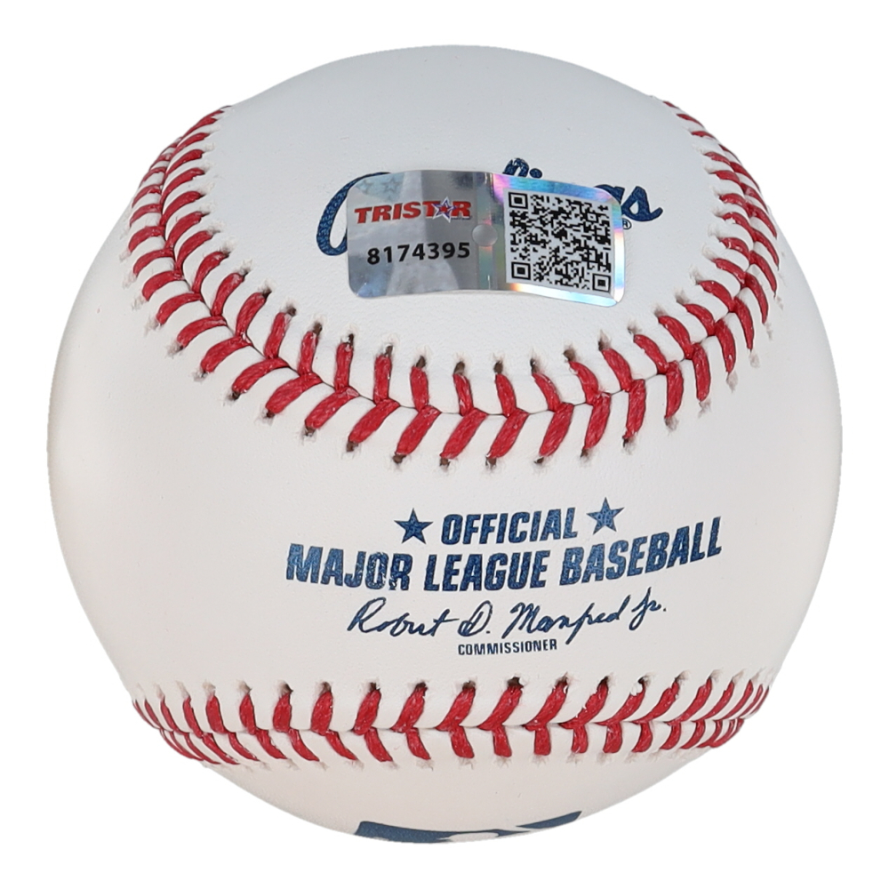 Larry Walker Signed OML Baseball Inscribed "HOF 2020" (TriStar ...