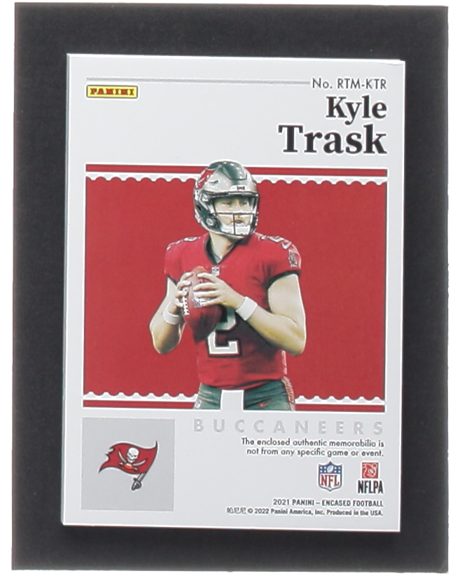 Kyle Trask 2021 Panini Encased Rookie Triple Memorabilia Ruby #7 RC #5/ ...