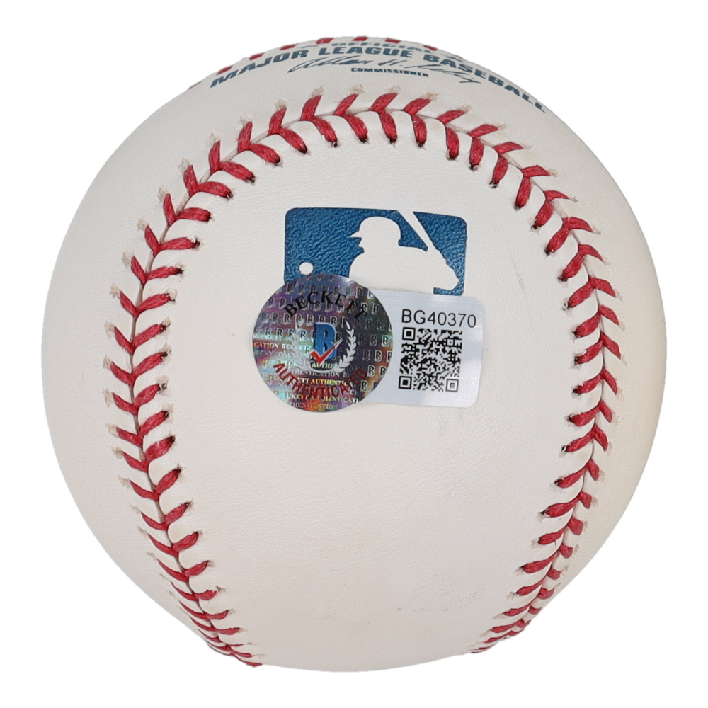 Ron Ferdinand Signed OML Baseball With Hand-Drawn Sketch (Beckett ...