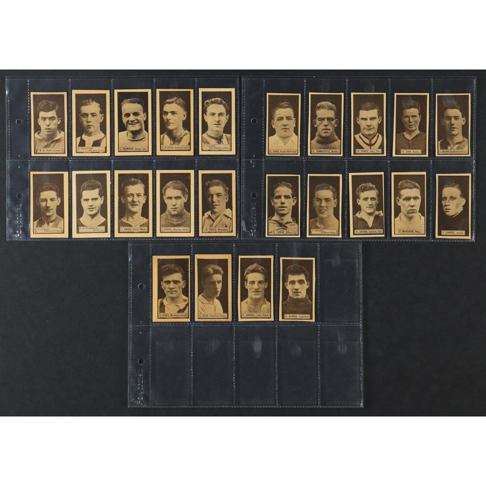 1926 DC Thomson Top Form Footballers Complete Set of (24) Cards ...