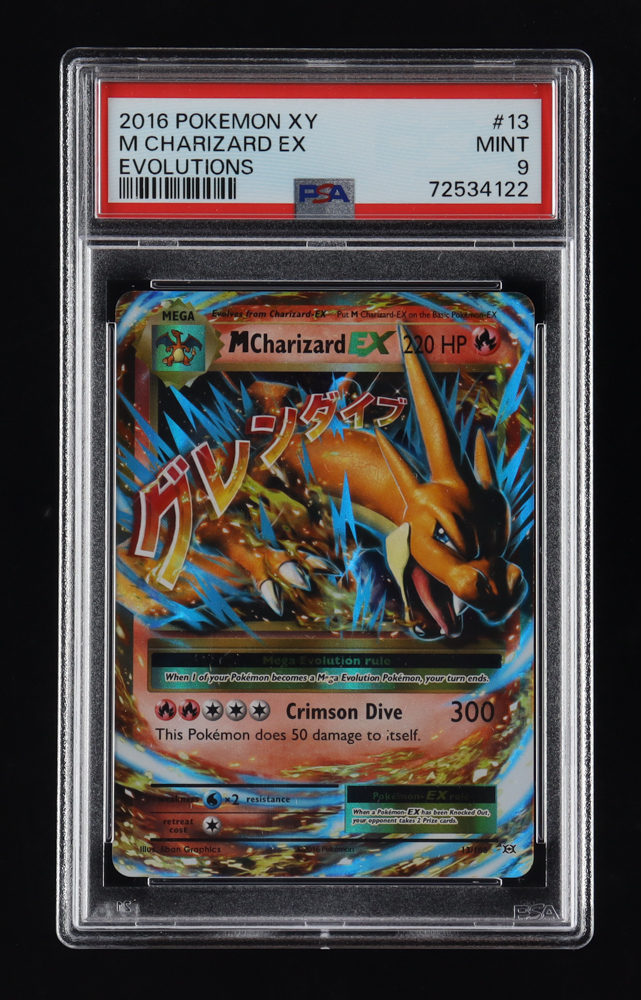 M Charizard EX Pokemon 2016 Evolutions #13 (PSA 9) | Pristine Auction