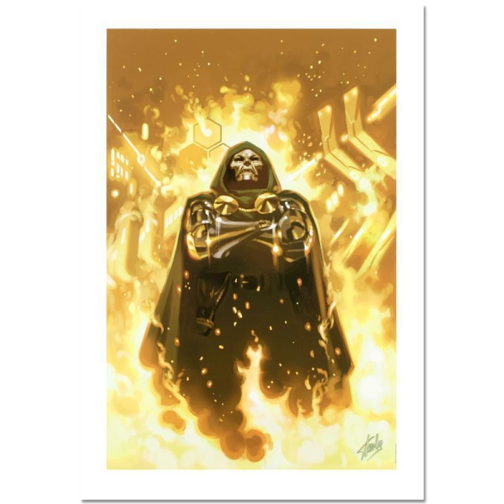 Stan Lee Signed 18x27 Marvel Comics "FF #2" 18x27 LE Canvas (PA ...