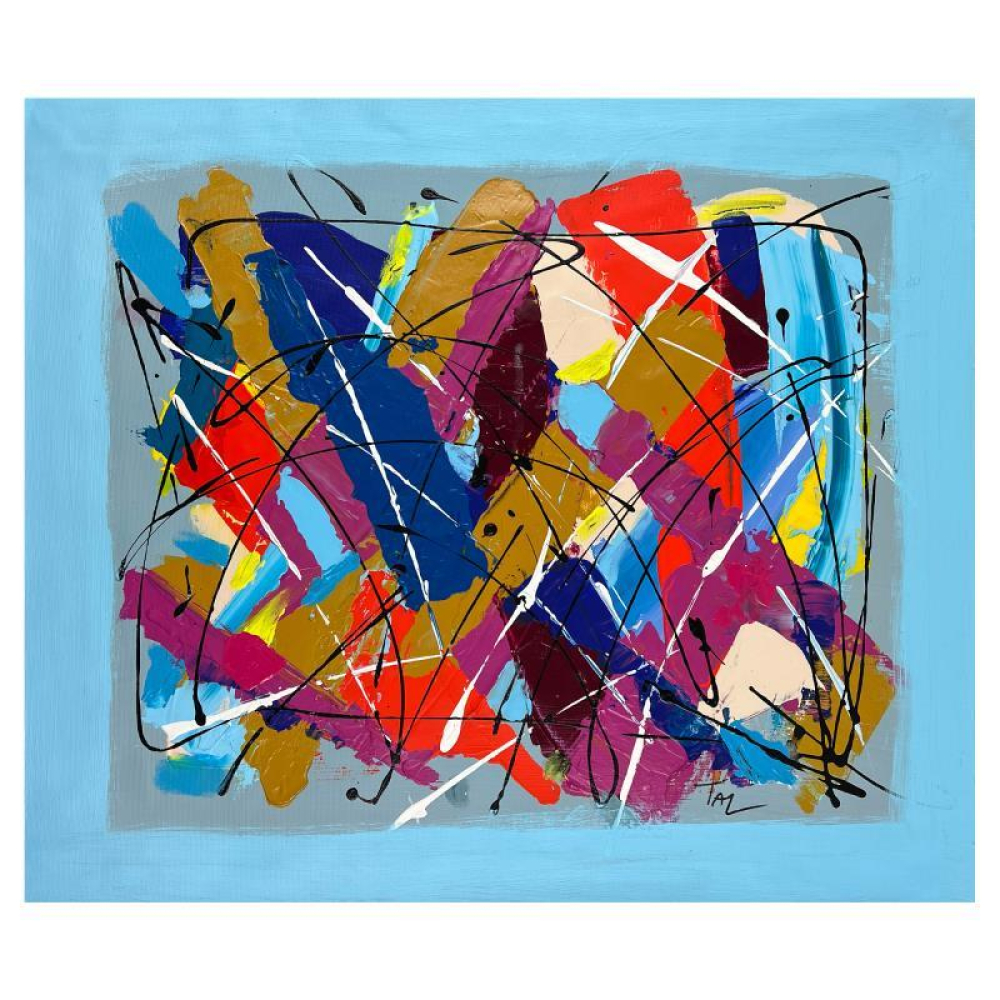 Inbar Tal Signed Signed 23.5x27.5 Original Painting on Canvas (PA ...