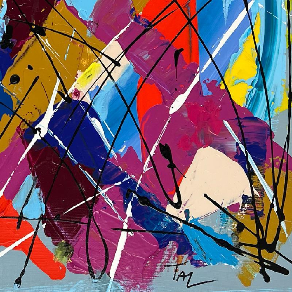 Inbar Tal Signed Signed 23.5x27.5 Original Painting on Canvas (PA ...