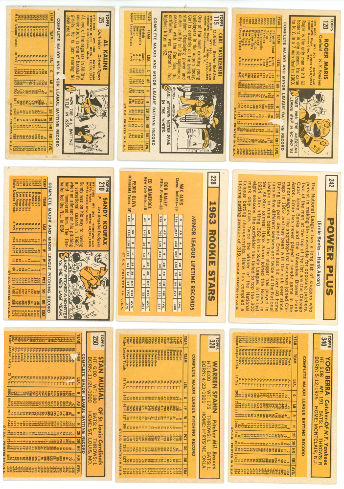 1963 TOPPS BASEBALL COMPLETE SET BREAK - 8 CARDS PER BOX! | Pristine ...