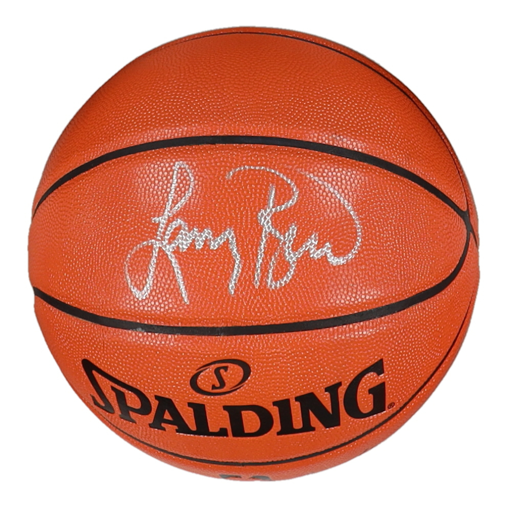 Larry Bird Signed NBA Game Ball Series Basketball (Beckett, Bird & Palm ...