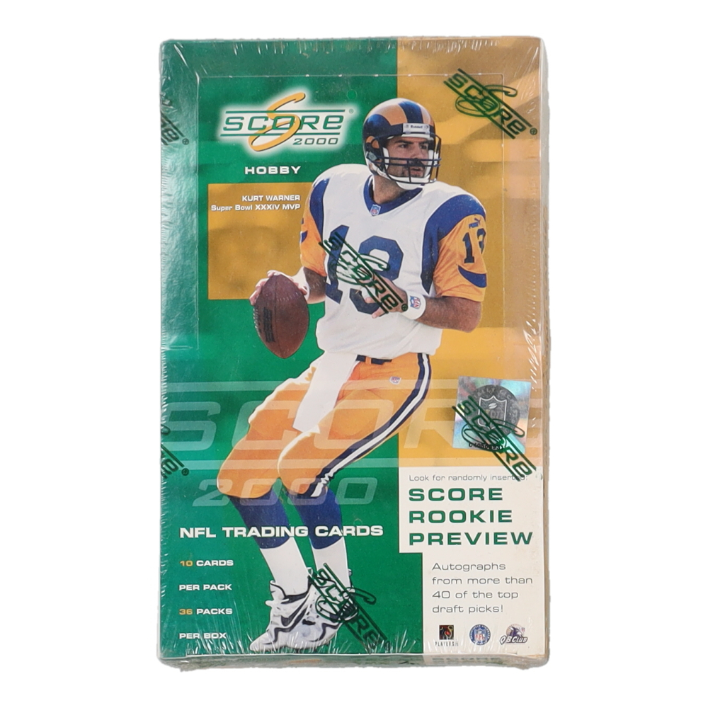 2000 Score Football Hobby Box with (36) Packs | Pristine Auction