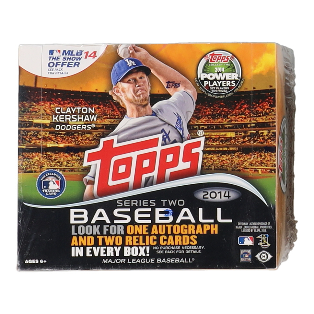 2014 Topps Series 2 Baseball Jumbo Box with (10) Packs | Pristine Auction