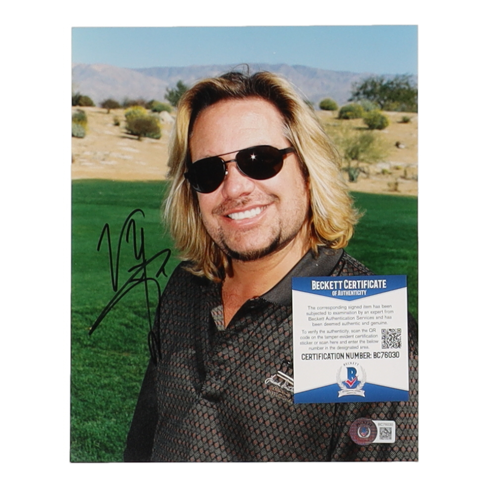 Vince Neil Signed 8x10 Photo (Beckett) | Pristine Auction
