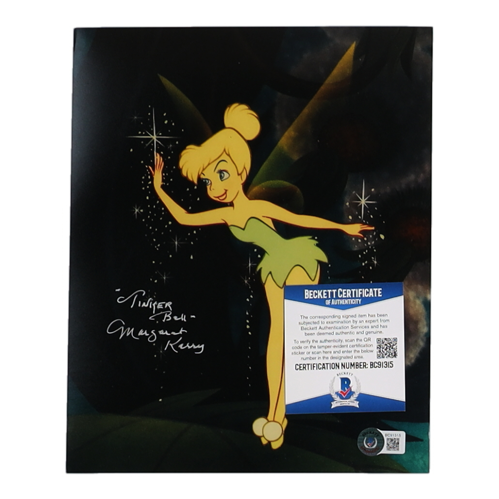 Margaret Kerry Signed "Peter Pan" 8x10 Photo Inscribed "Tinker Bell ...