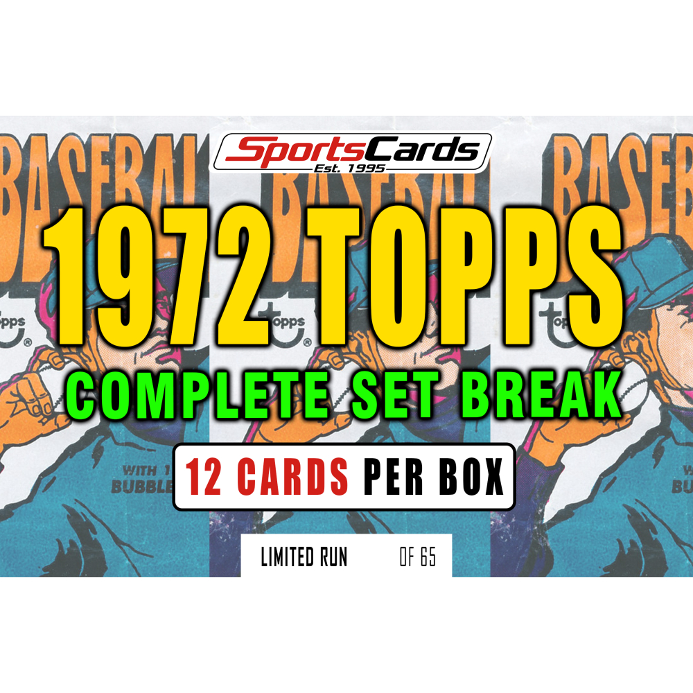 1972 TOPPS BASEBALL COMPLETE SET BREAK- 12 CARDS PER BOX! | Pristine ...