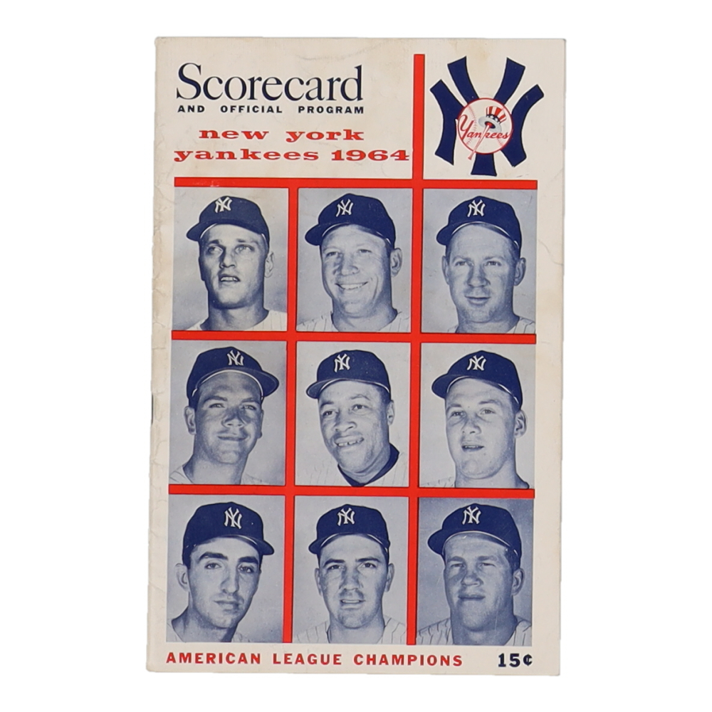 1964 Yankees Official Game Program | Pristine Auction