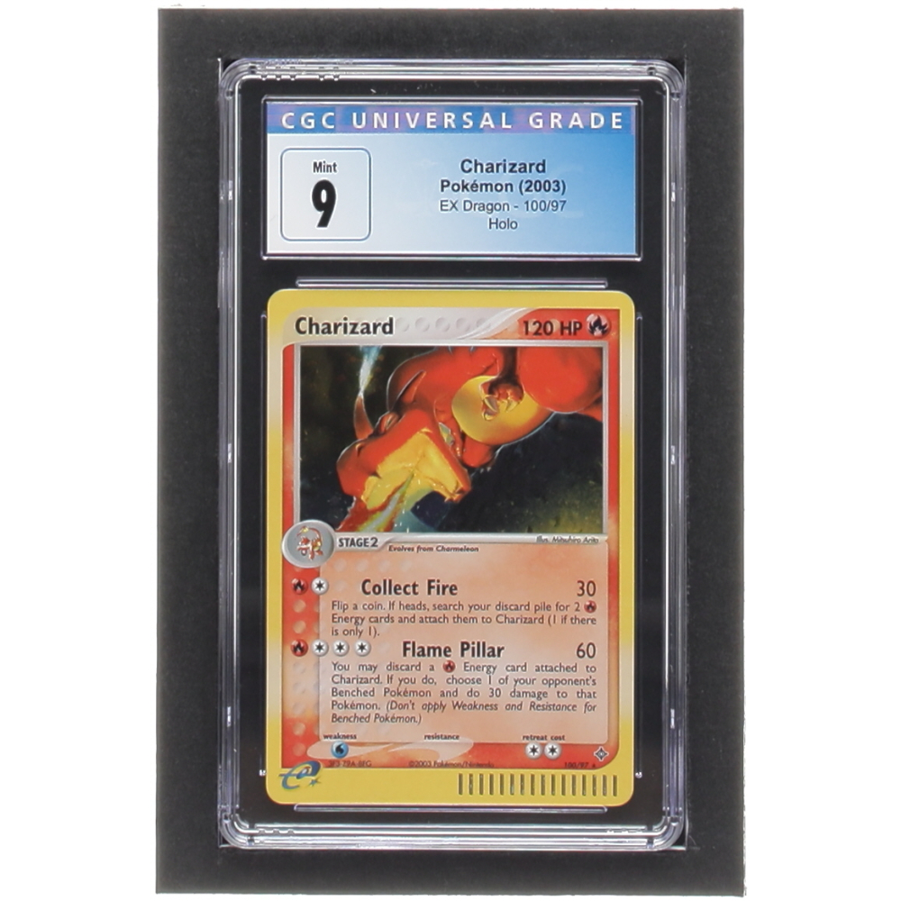 Charizard Pokemon 2003 EX Dragon #100 Holo (CGC 9) | Pristine Auction