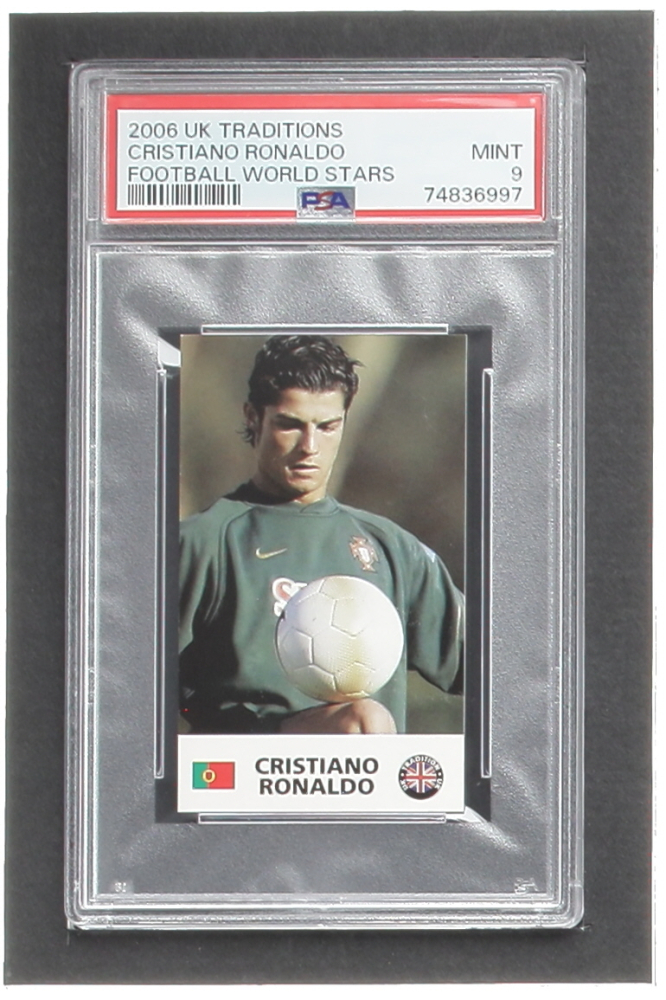 Cristiano Ronaldo 2006 UK Traditions World Stars #NNO (PSA 9 ...