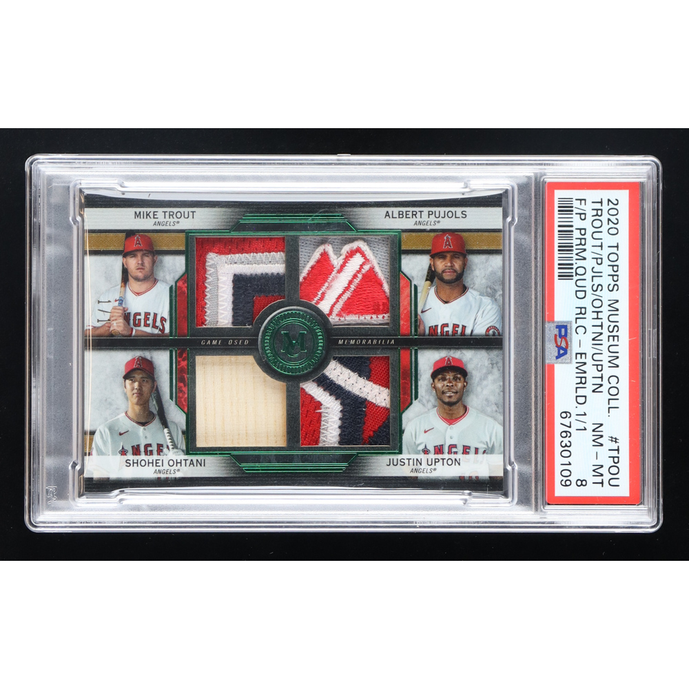 2020 Topps Museum Collection Primary Pieces Four Player Quad Relics ...