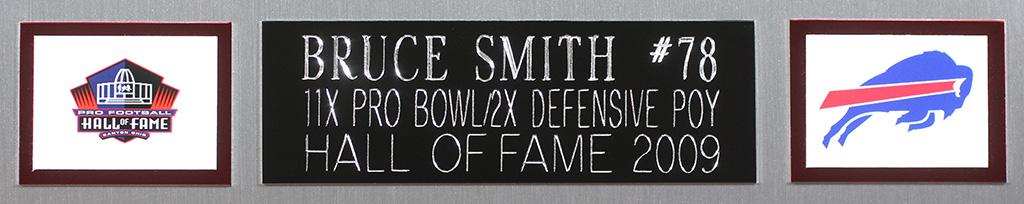 Bruce Smith Signed Custom Framed Jersey Display (JSA) | Pristine Auction