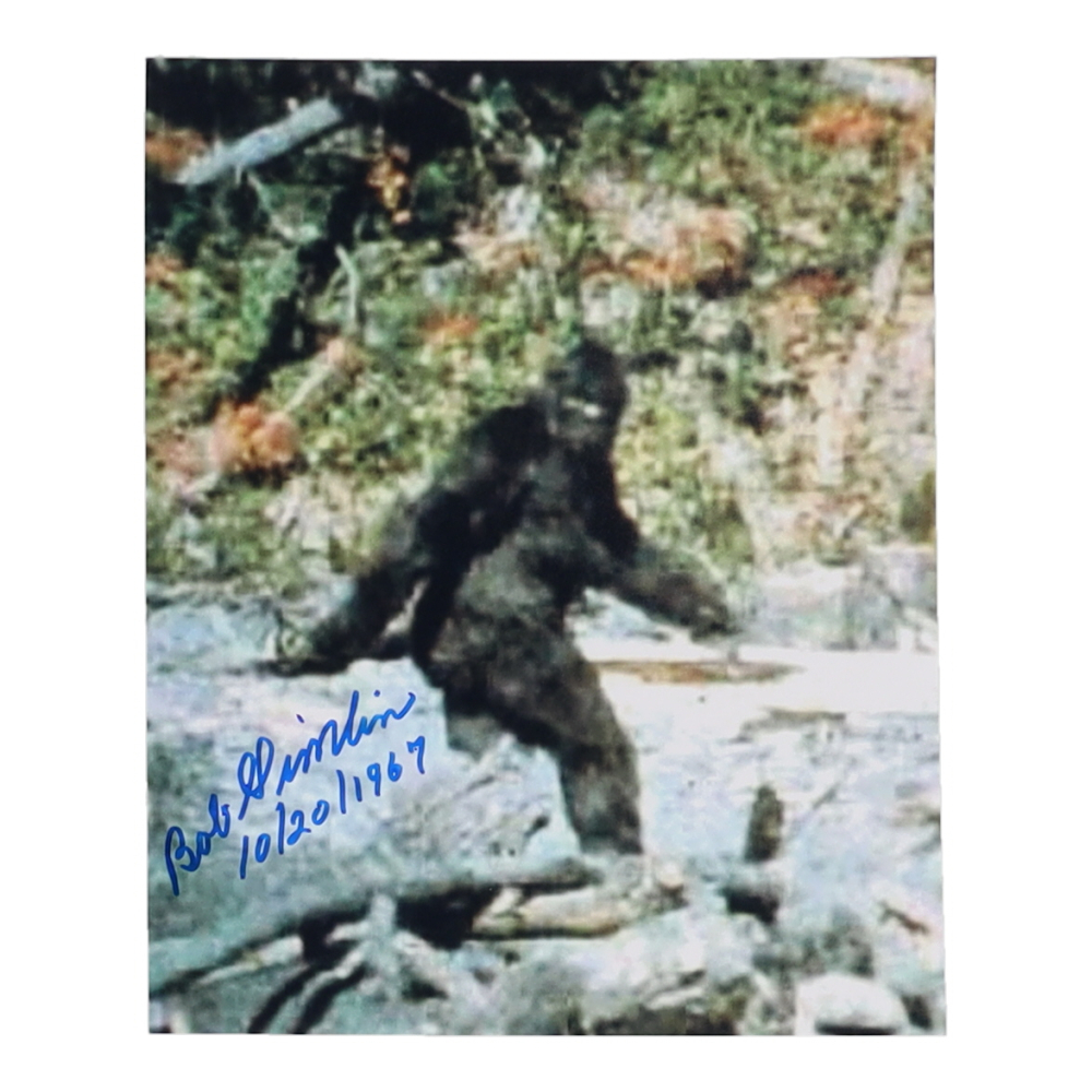 Bob Gimlin Signed "Patterson–Gimlin Film" 8x10 Photo Inscribed "10/20 ...
