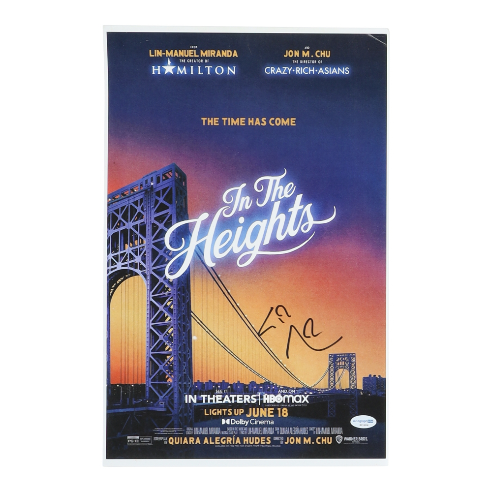 Lin-Manuel Miranda Signed "In The Heights" 11x17 Photo (ACOA ...