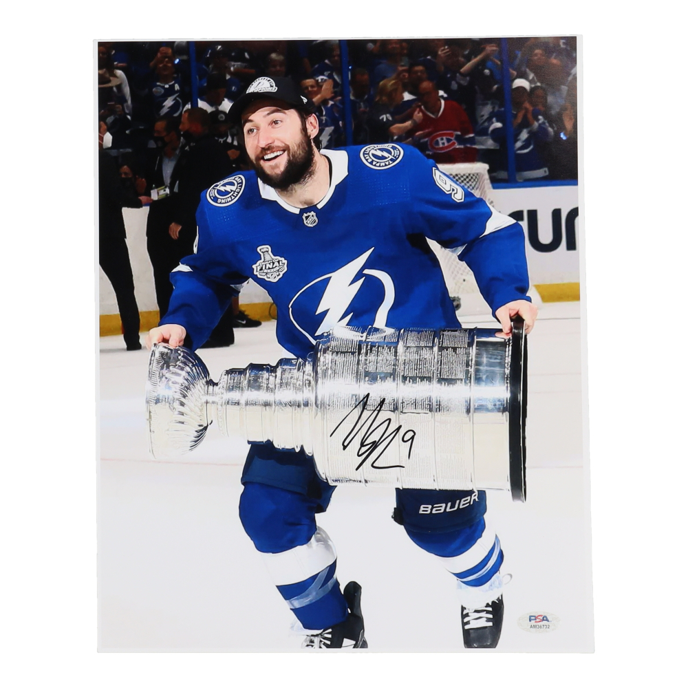 Tyler Johnson Signed Lightning 11x14 Photo (PSA) | Pristine Auction