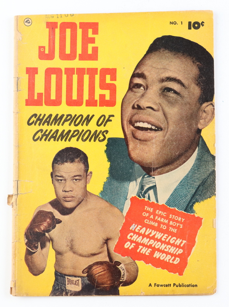 1950 "Joe Louis: Champion of Champions" Vintage Comic Book | Pristine ...