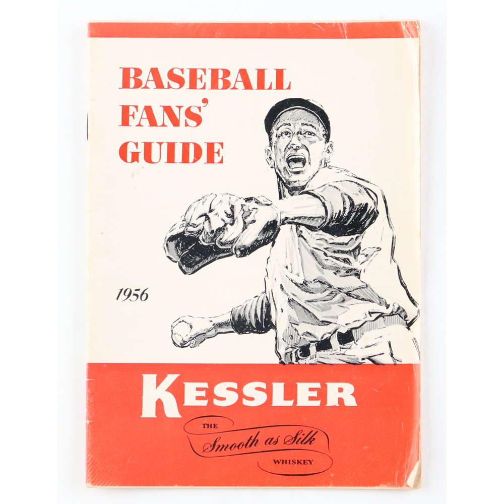1956 "Baseball Fans' Guide" Vintage Program | Pristine Auction