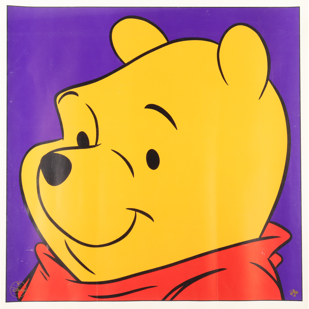 Set of (2) Disney Movie Posters with "Winnie the Pooh" & "Genie ...