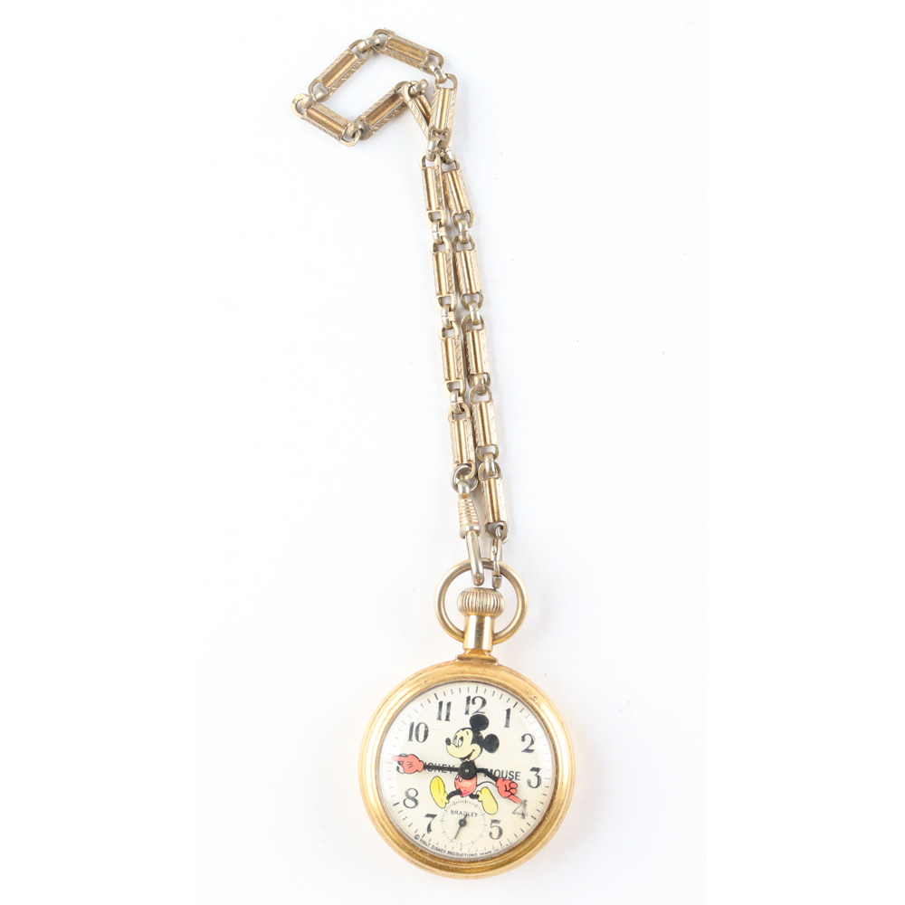Walt Disney Mickey Mouse Pocket Watch | Pristine Auction