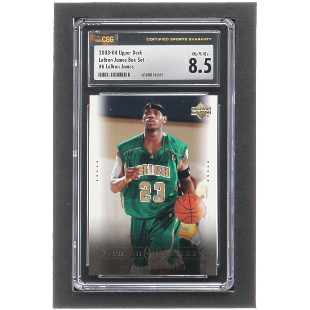 LeBron James 2003 Upper Deck LeBron James Box Set #6 RC / Head of the ...