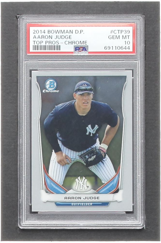 Aaron Judge 2014 Bowman Chrome Draft Top Prospects #CTP39 (PSA 10 ...