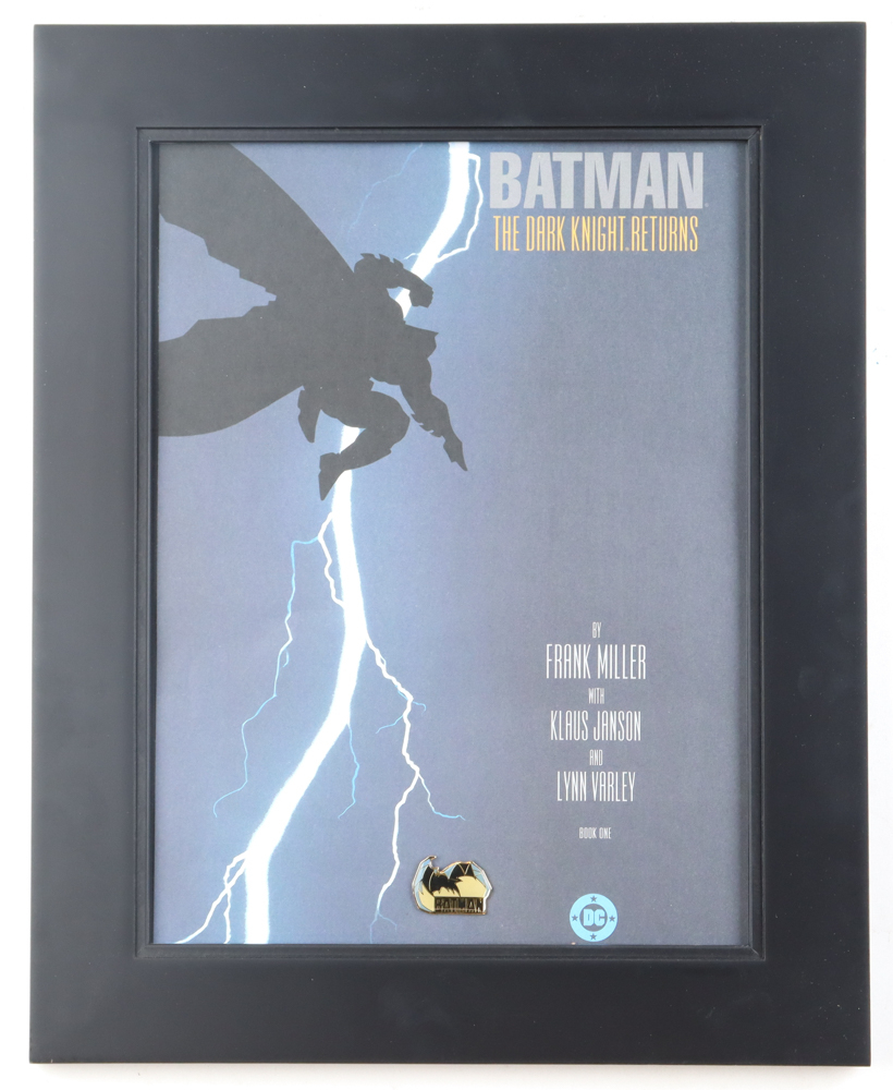 "Batman: The Dark Knight Returns" Custom Framed Print with Batman Pin ...