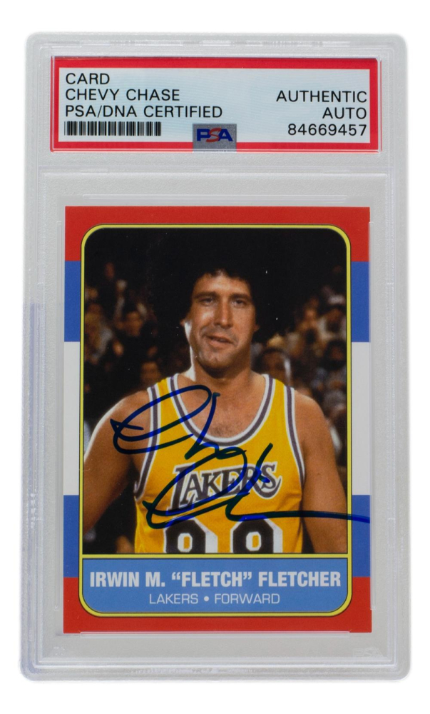 Chevy Chase Signed "Fletch" Trading Card (PSA) | Pristine Auction