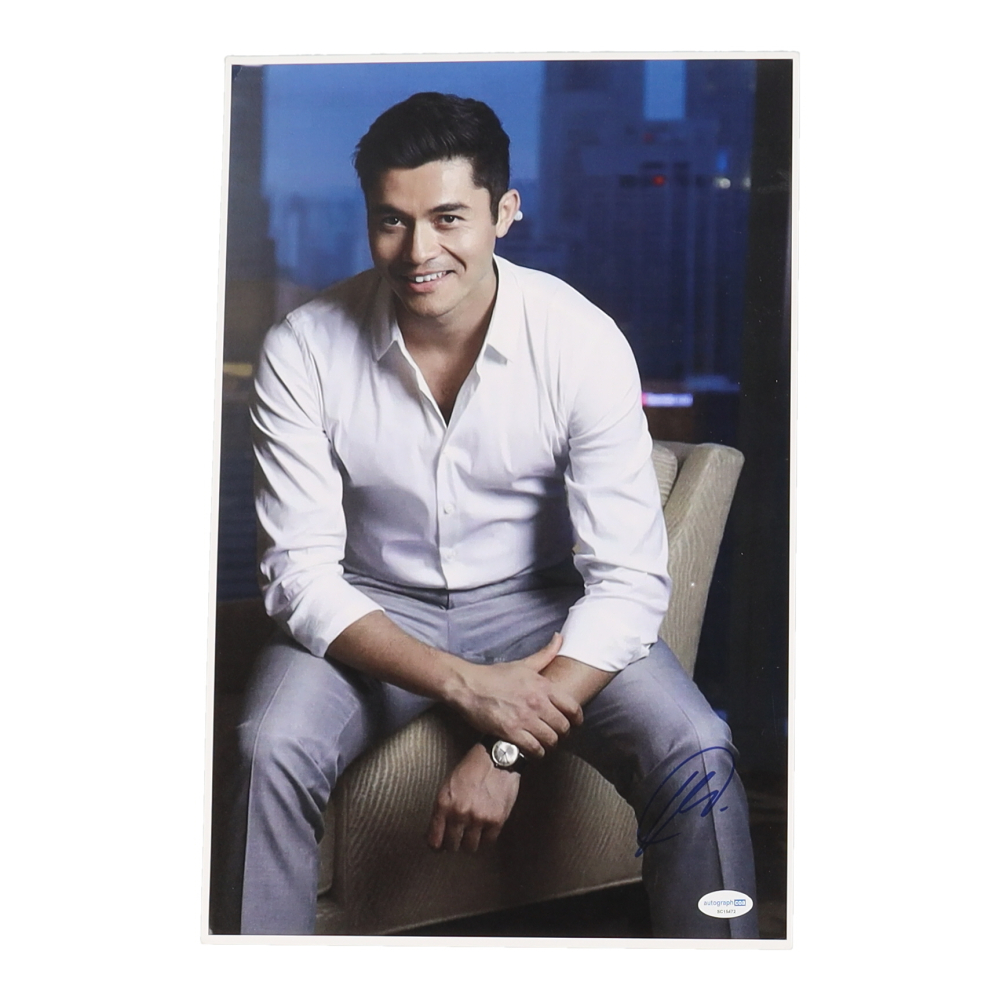 Henry Golding Signed 11x17 Photo (ACOA) | Pristine Auction