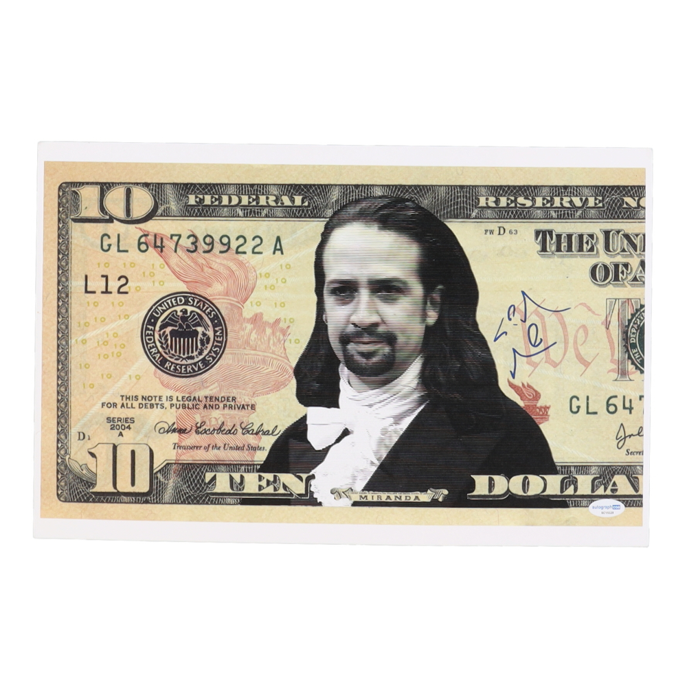 Lin-Manuel Miranda Signed "Hamilton" 11x17 Photo (ACOA) | Pristine Auction