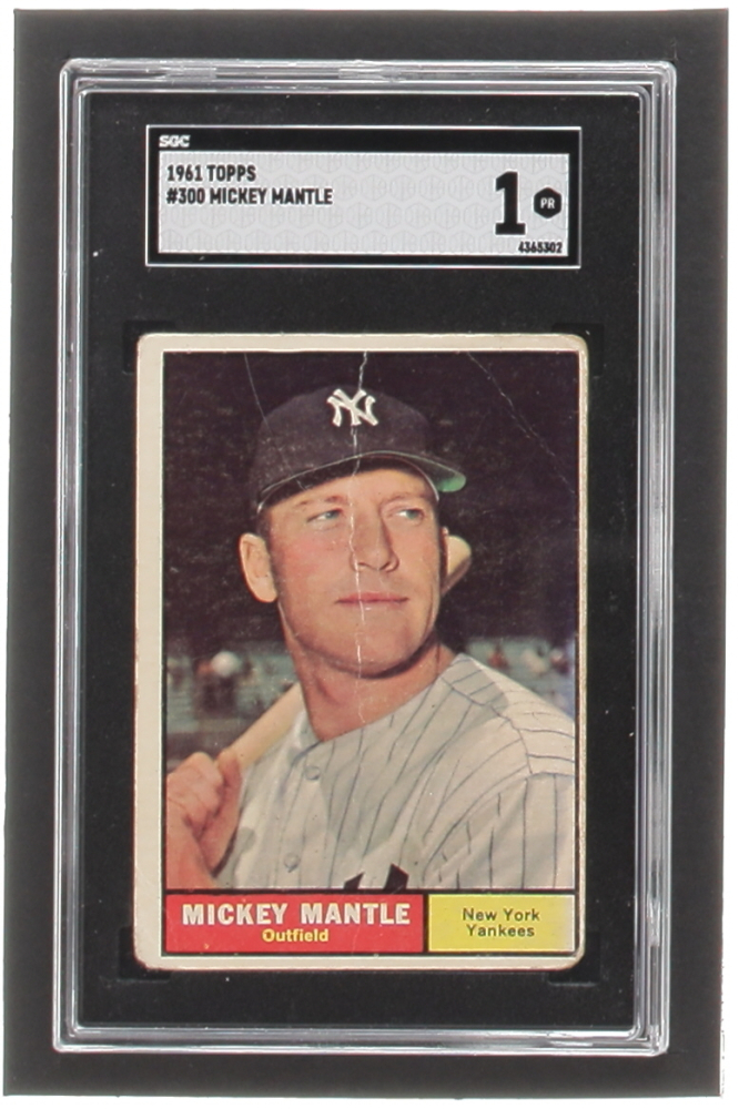 Mickey Mantle 1961 Topps #300 (SGC 1) | Pristine Auction