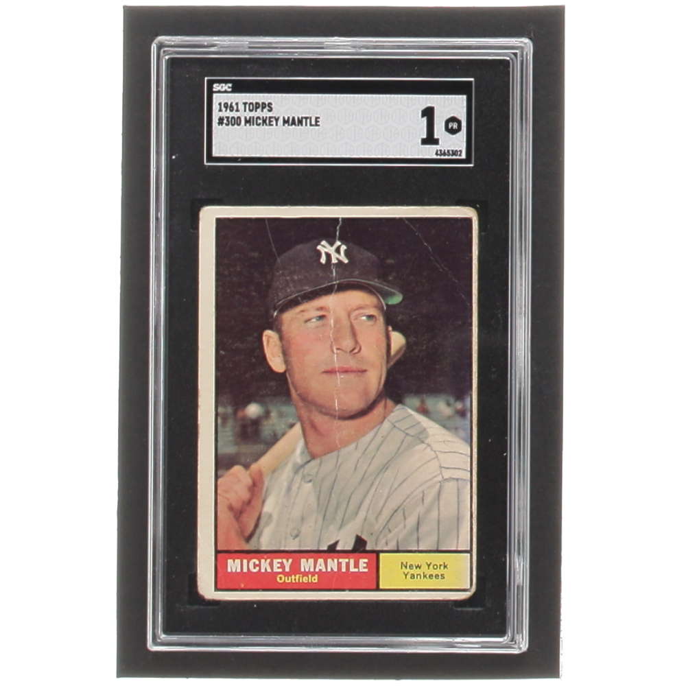 Mickey Mantle 1961 Topps #300 (SGC 1) | Pristine Auction