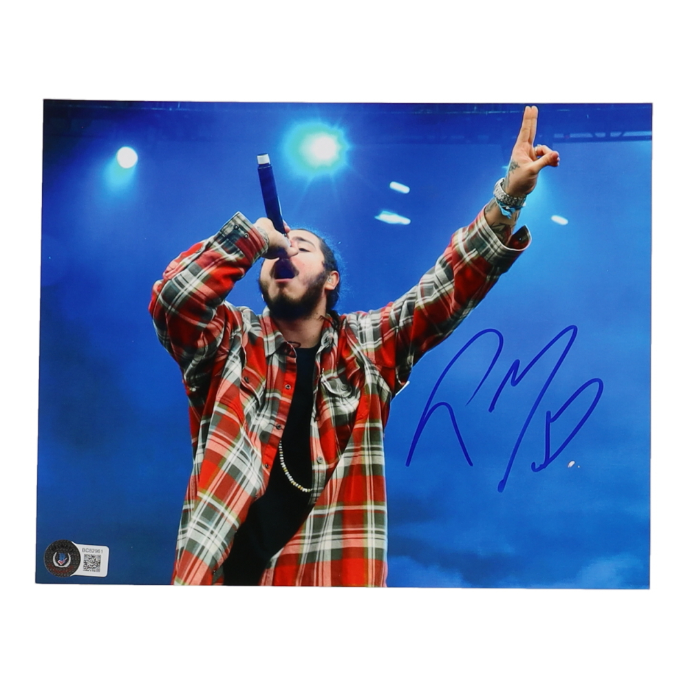 Post Malone Signed 8x10 Photo (Beckett) | Pristine Auction