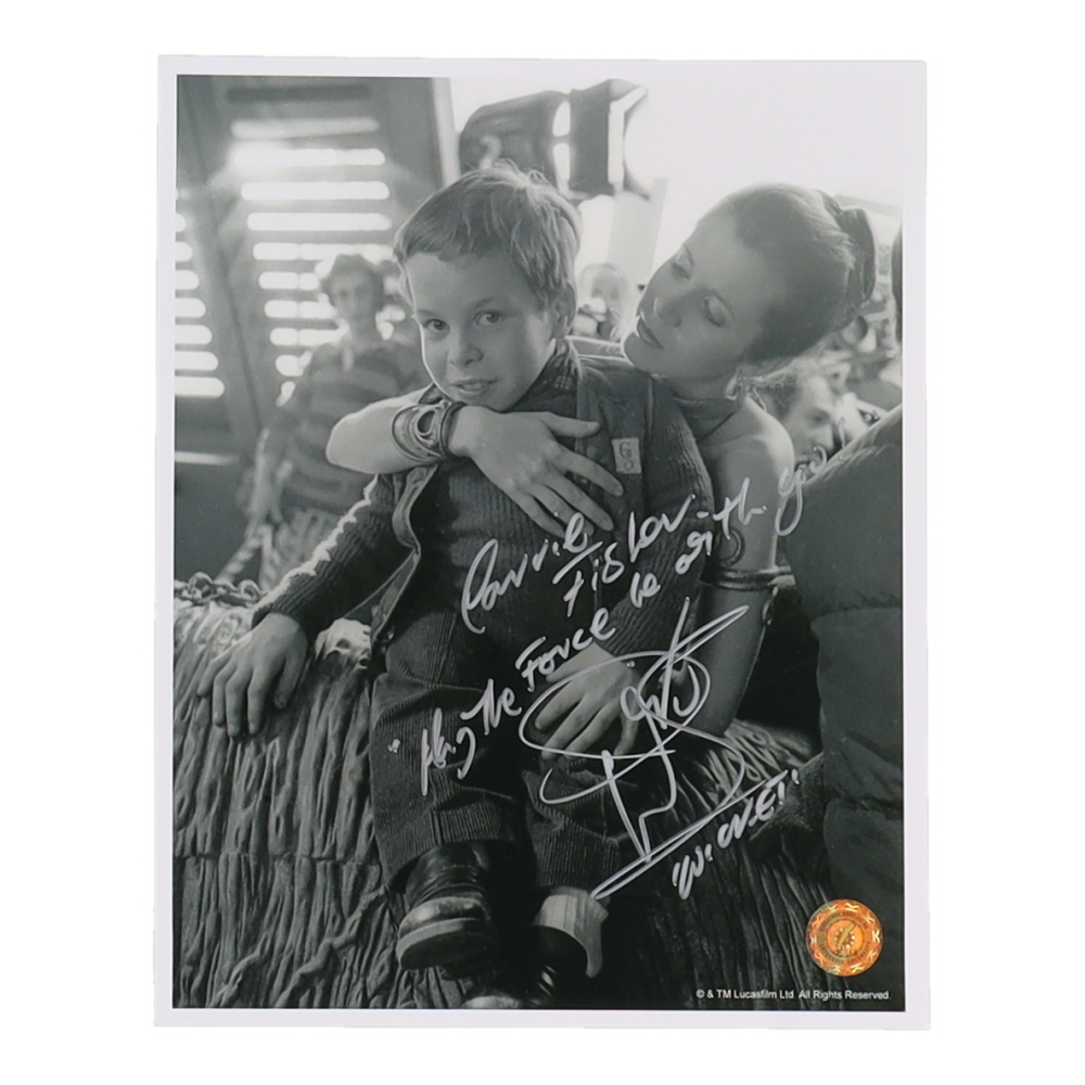 Warwick Davis Signed "Star Wars" 8x10 Photo with Multiple Inscriptions ...