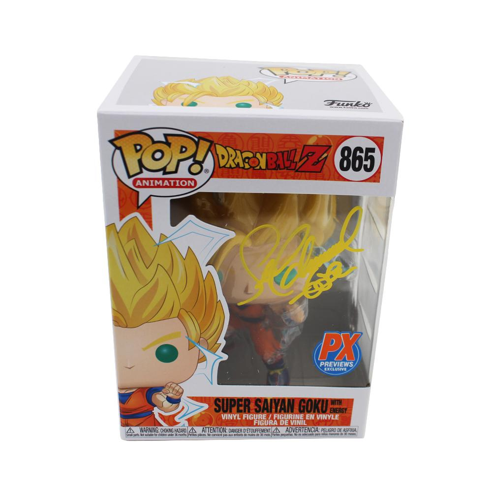 Sean Schemmel Signed "Dragon Ball Z" Super Saiyan Goku with Energy ...