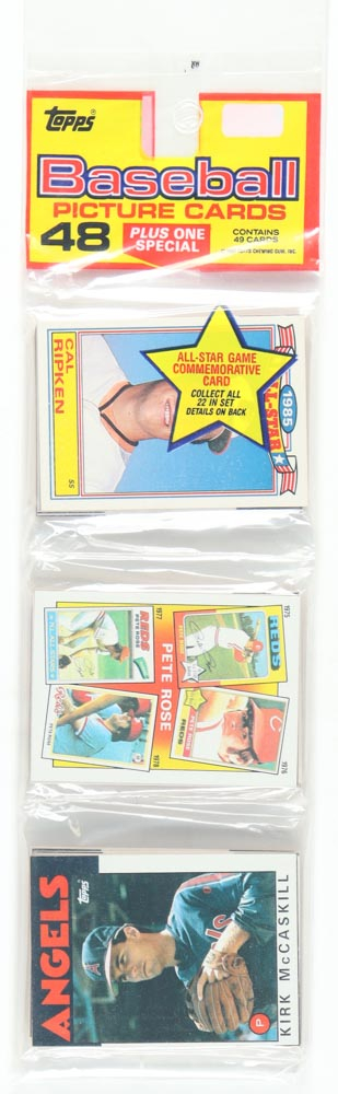 1986 Topps Baseball Picture Cards Rack Pack with (49) Cards | Pristine ...