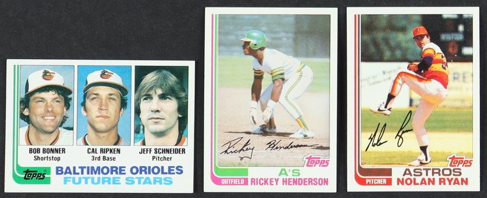 1982 Topps Baseball Complete Set Of (792) Cards With Bob Bonner Rc