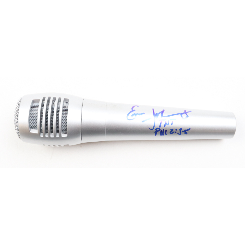 Ernie Johnson Jr. Signed Pyle Microphone Inscribed "TNT" (JSA ...