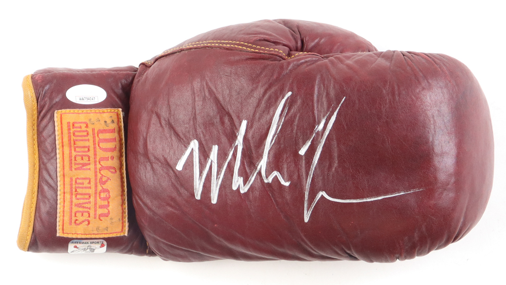Mike Tyson Signed Wilson Boxing Glove with Acrylic Display Case (JSA ...