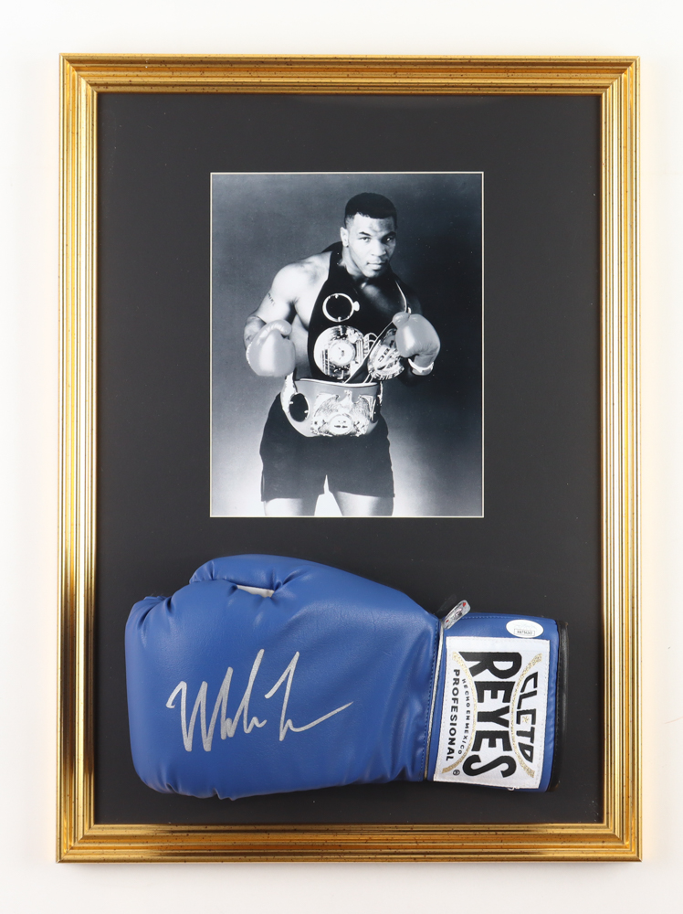 Mike Tyson Signed Custom Framed Cleto Reyes Boxing Glove Display (JSA ...