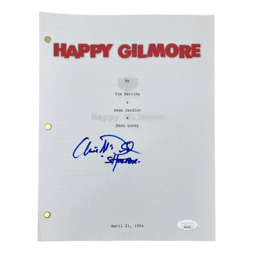 Christopher McDonald Signed "Happy Gilmore" Replica Script Inscribed ...