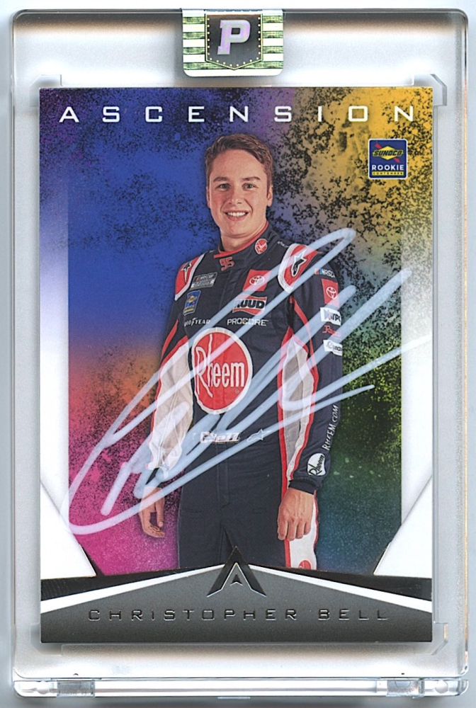 Christopher Bell Signed 2020 Panini Ascension #17 RC (PA Encapsulated) | Pristine Auction